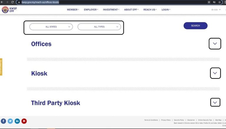 KWSP Operating Hours and How to Set Appointment Online