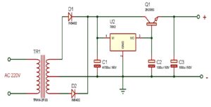 Contoh Rangkaian Power Supply Sederhana dan Penjelasannya