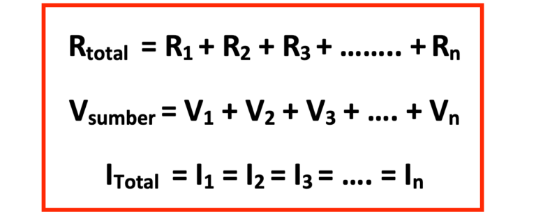 Resistor Rangkaian Seri: Pengertian, Sifat-sifat, Rumus, contoh soal ...