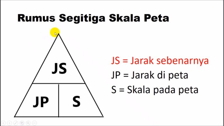 Cara Menghitung Skala Pada Peta, Rumus dan Contoh Soal