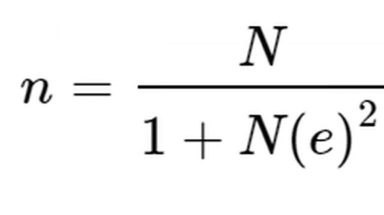 Pengertian Rumus Slovin: Rumus, Syarat Menghitung dan Kelebihannya ...